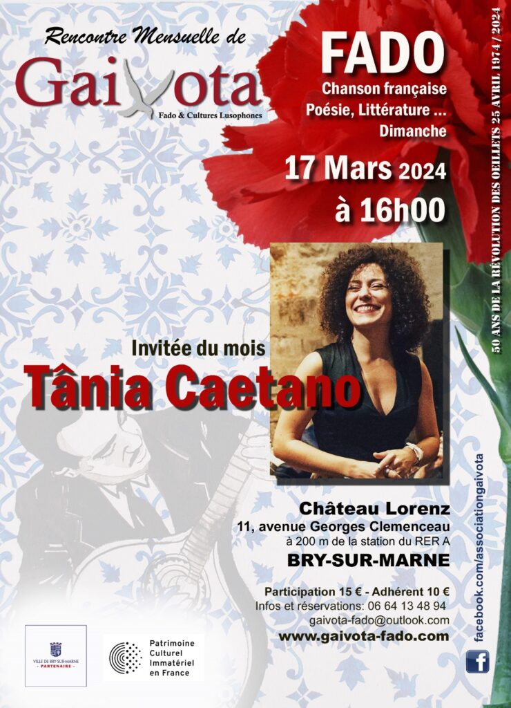 FADO une après-midi Fado avec Tânia Caetano – Cap Magellan